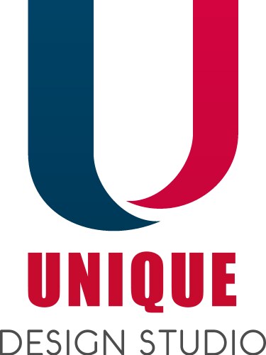 Lab letter u logo icon design Royalty Free Vector Image