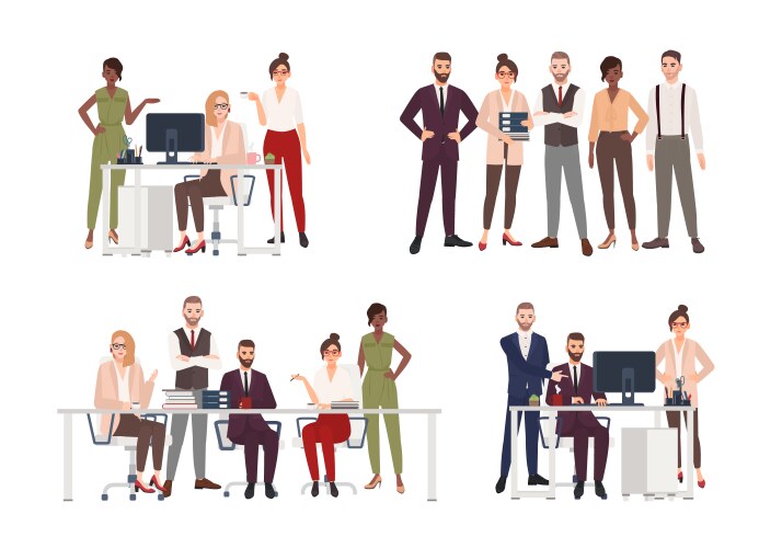 Cartoon Discussion Group Vector Images (over 12,000)