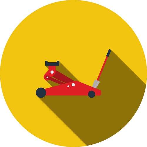 Hydraulic jack icon Royalty Free Vector Image - VectorStock