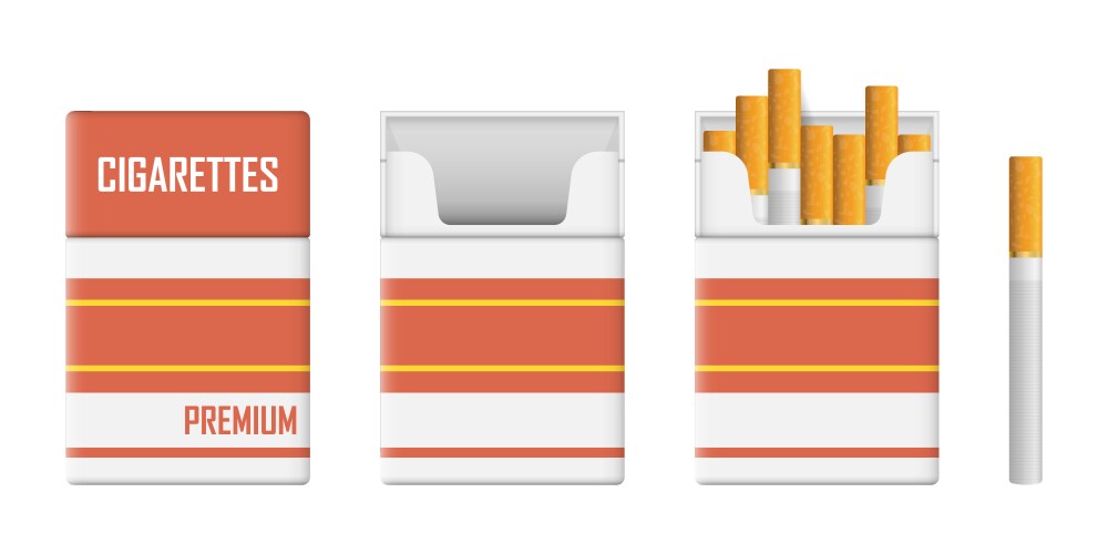 Pack Premium Cigarettes Vector Images (77)