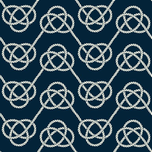 Rope pattern brush vintage template Royalty Free Vector
