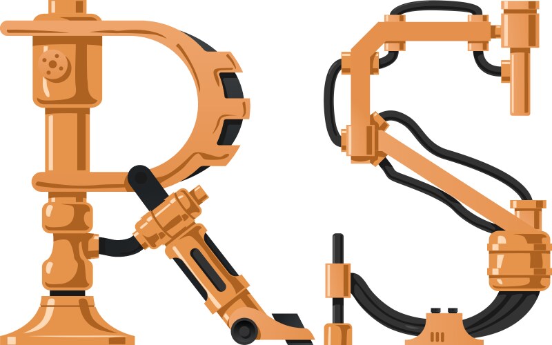 Steampunk Alphabet Letters Vector Images (over 540)