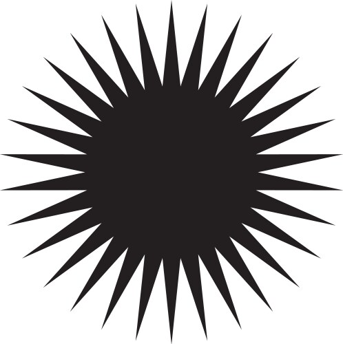 52 point star icon Royalty Free Vector Image - VectorStock