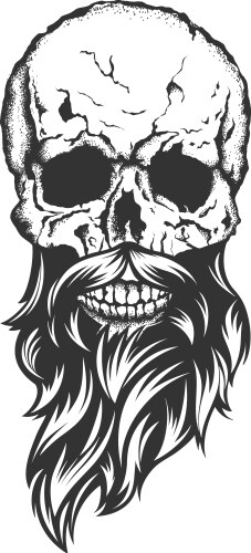 Skull with Beard Vector Images (over 6,700)
