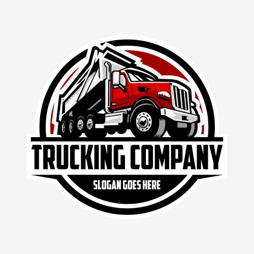 The Dump Logo Dump Trailer Logo Design, Dump Trailer Rental Logo,