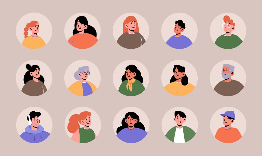 Old People Avatar Vector Images (over 9,800)