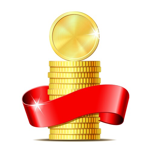 Red ribbon Royalty Free Vector Image - VectorStock