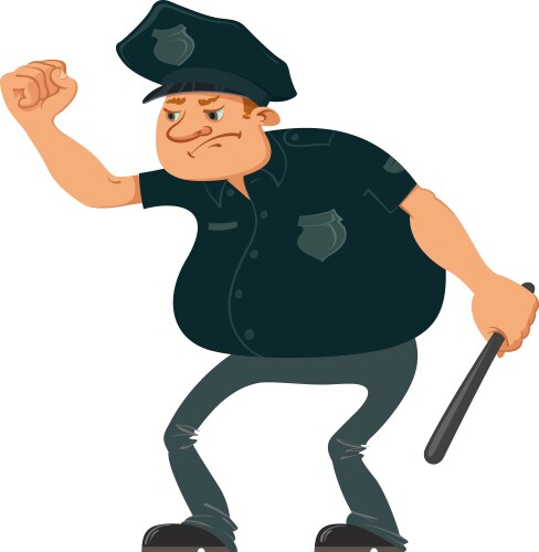 Officer Angry Cop Vector Images (over 160)