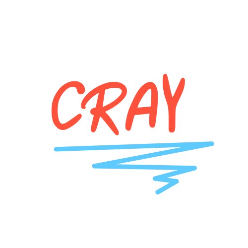 Fan - a modern slang word short for fanatic Vector Image