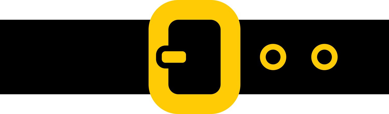 Santa belt Royalty Free Vector Image - VectorStock