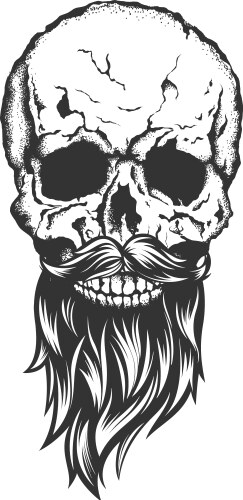 Skull with Beard Vector Images (over 6,800)