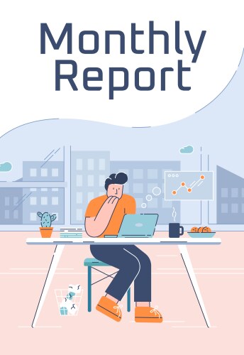 Monthly Report Vector Images (over 1,100)