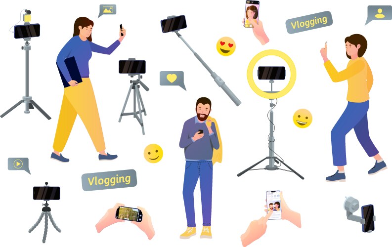 Vlog Vector Images (over 11,000)