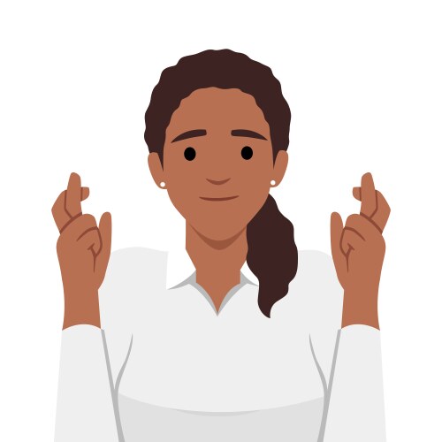 Fingers Crossed Cartoon Vector Images (over 740)