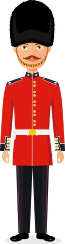 Queens guard Royalty Free Vector Image - VectorStock