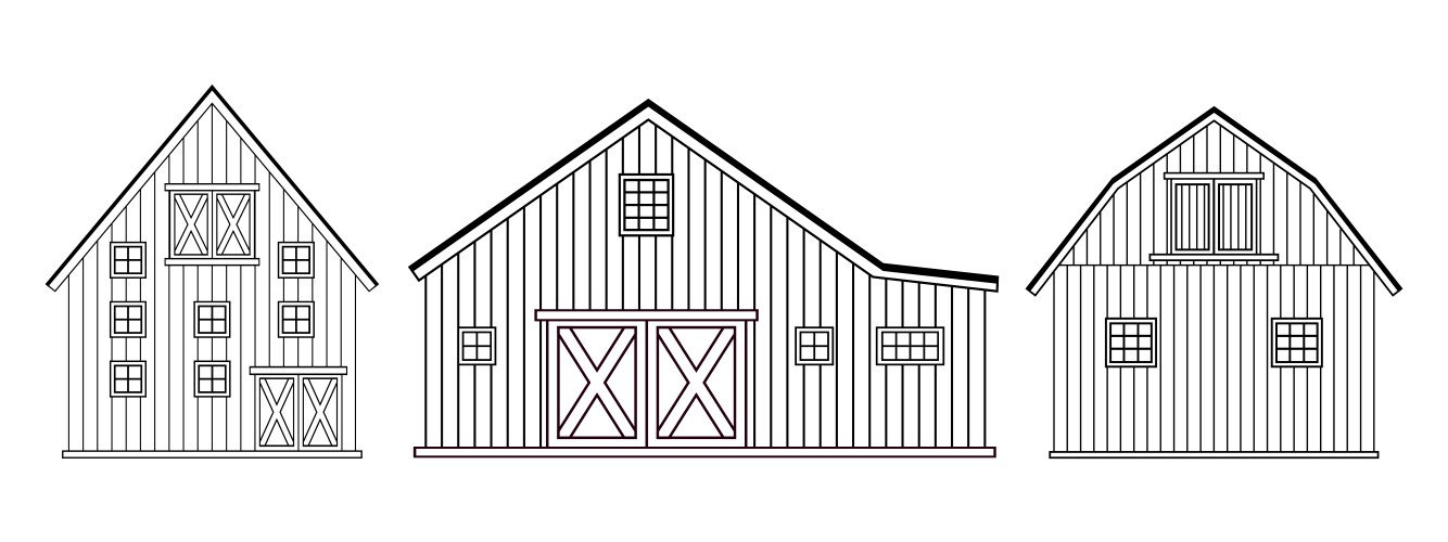 Barn Black and White Vector Images (over 4,700)