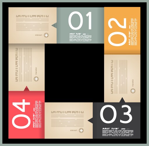 Kpi or key performance indicator infographic Vector Image