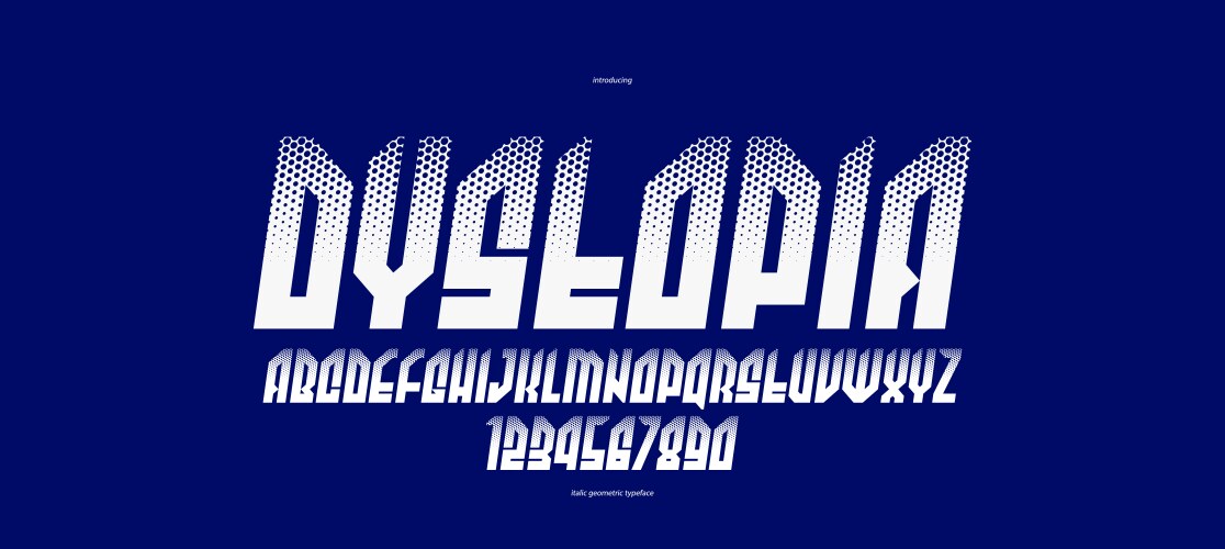 Urban massive condensed geometric font for logos Vector Image