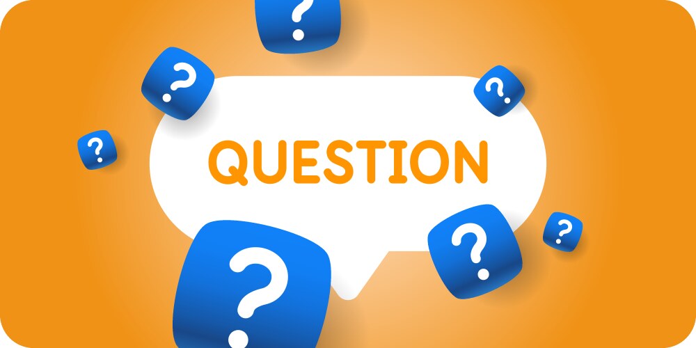 Glitch question marks Royalty Free Vector Image