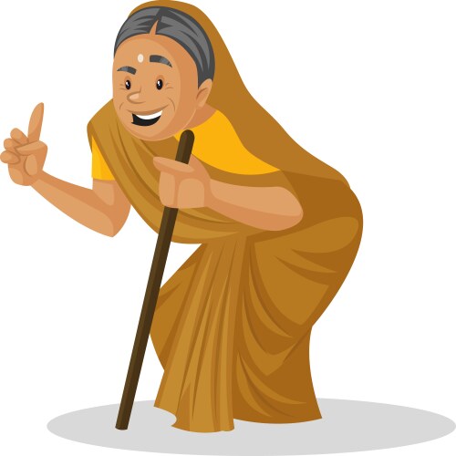 Manthra cartoon character Royalty Free Vector Image