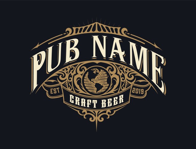 Cafe and bar lettering Royalty Free Vector Image