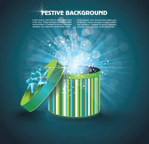 Surprise gift Royalty Free Vector Image - VectorStock