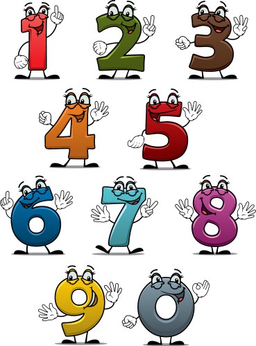 Cartoon Numbers Vector Images (over 79,000)