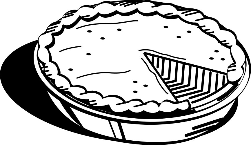 Pie Black and White Vector Images (over 57,000)
