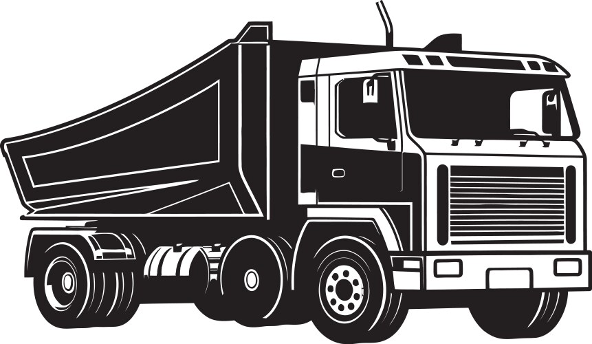 Dump Trailer Vector Images (over 1,600)