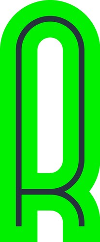 Slimy font type letter h Royalty Free Vector Image