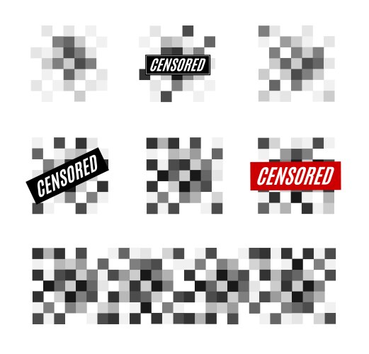 Censored Vector Images (over 7,500)