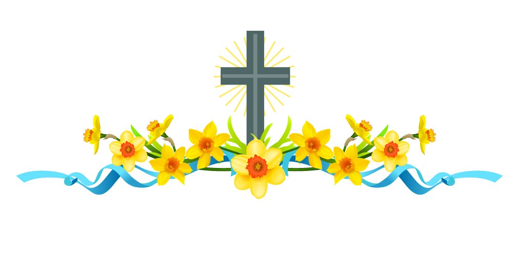 Easter Flower Border Vector Images (over 7,900)