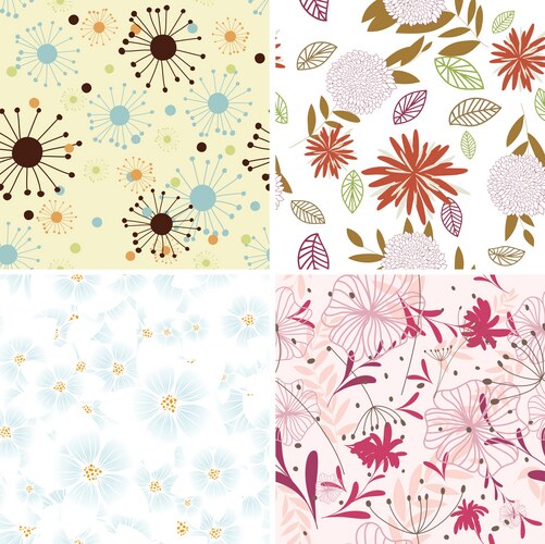 Pink Floral Background Royalty Free Vector Image