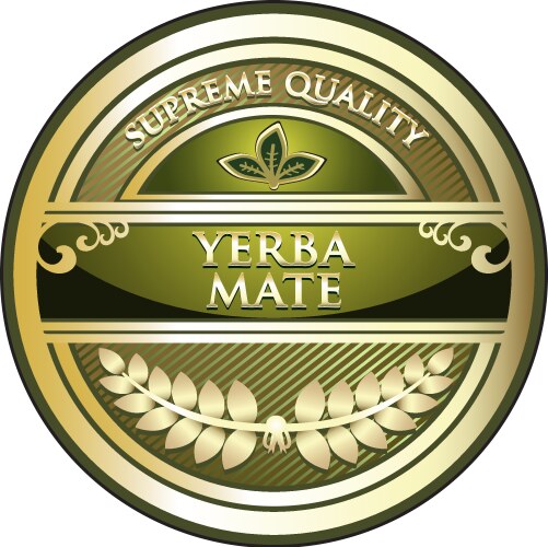 Yerba mate frame Royalty Free Vector Image - VectorStock