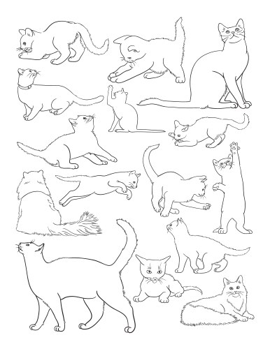 Cat Outline Vector Images (over 79,000)