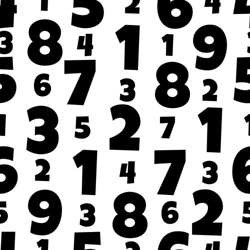 Black and White Numbers Vector Images (over 300,000)