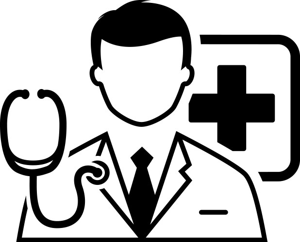 Doctor icon Royalty Free Vector Image - VectorStock