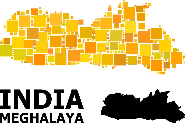 Meghalaya Map Vector Images (over 260)