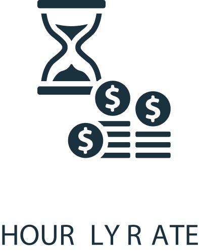 Workplace safety icon monochrome simple sign from Vector Image