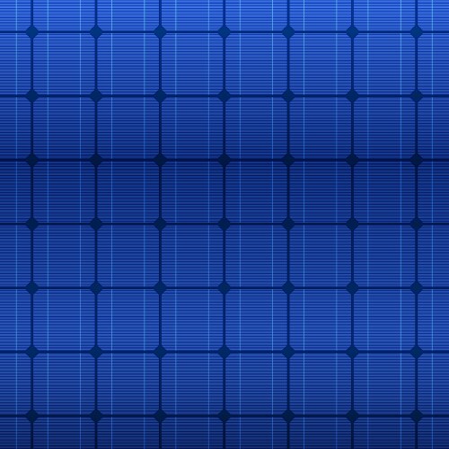 Blue solar cell pattern Royalty Free Vector Image