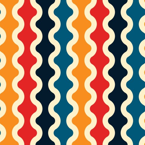 Collection of seamless abstract patterns beige Vector Image