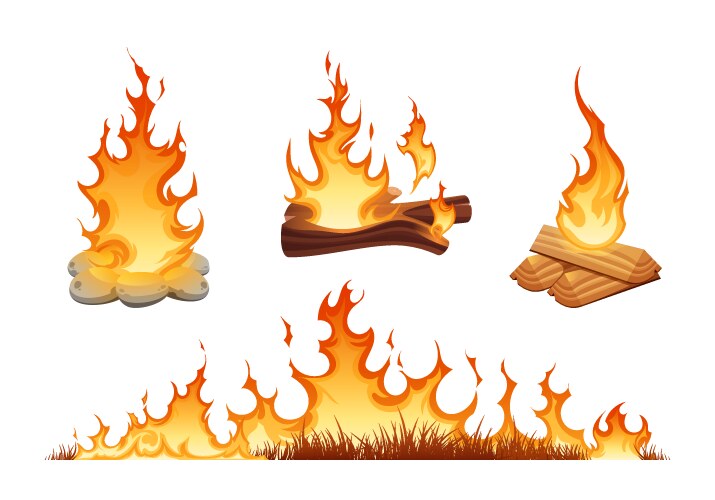 Hindu Havan Ceremony Fire Ritual Royalty Free Vector Image