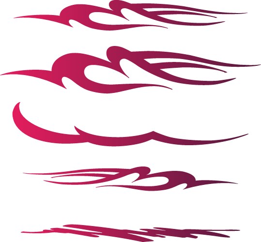 Car motorcycle racing vehicle graphics vinyls Vector Image