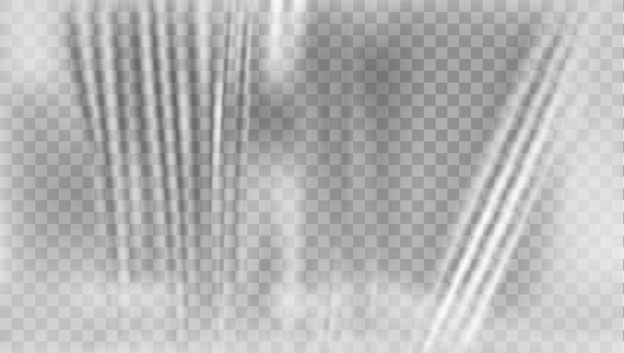 Realistic plastic banners transparent Royalty Free Vector