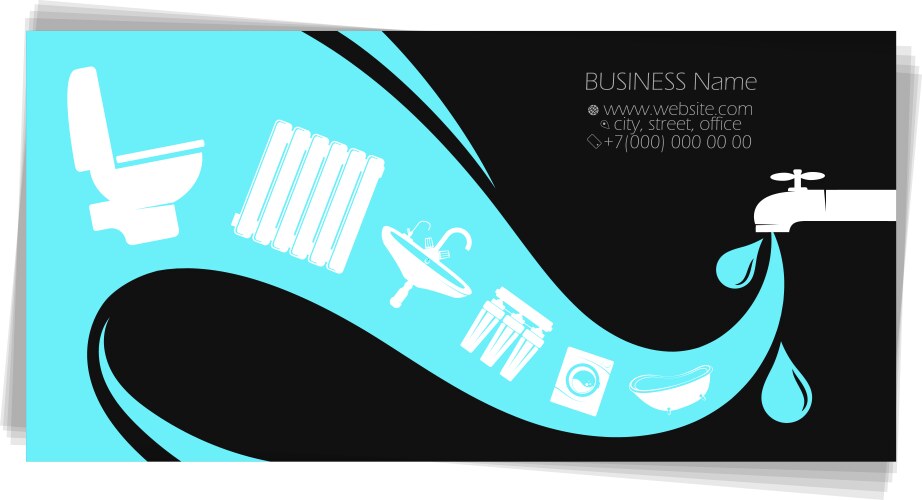 Business Card Water Vector Images (over 26,000)