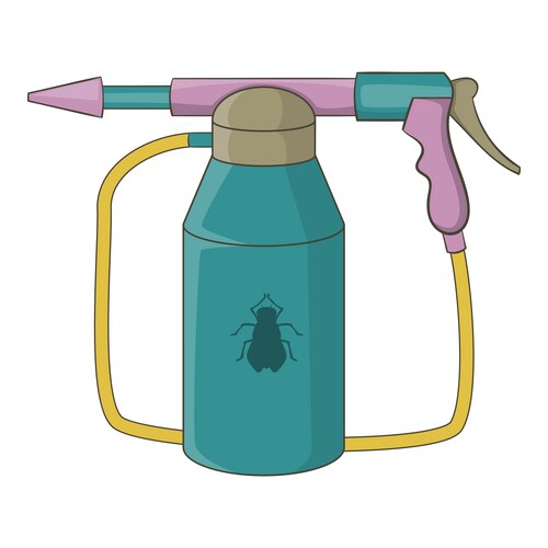 Rodenticide icon cartoon style Royalty Free Vector Image