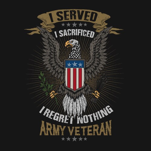 American Eagle Patriotic Background Royalty Free Vector