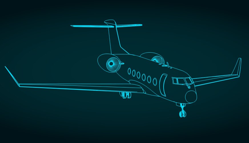 Private Jet Drawing Vector Images (over 180)