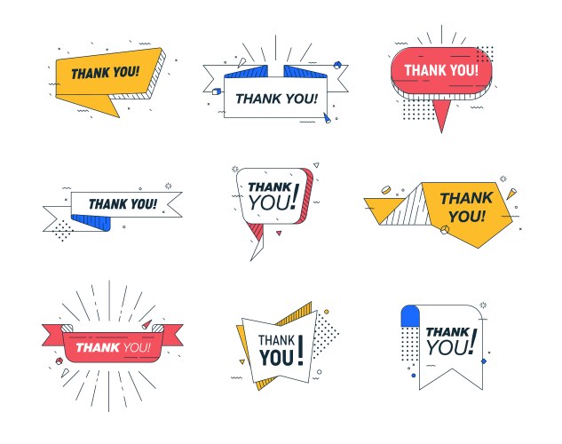 Thank You Presentation Vector Images (over 1,100)