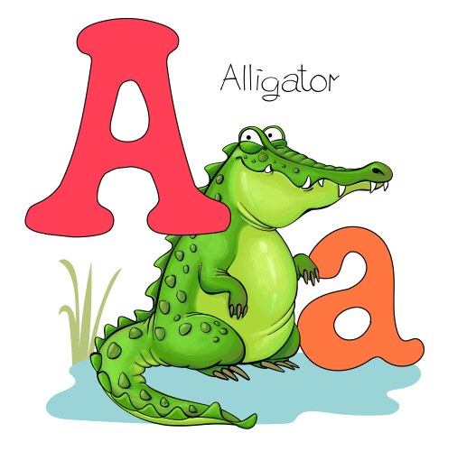 Animal alphabet Royalty Free Vector Image - VectorStock